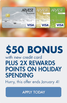 Arvest Bank Personal Checking Account