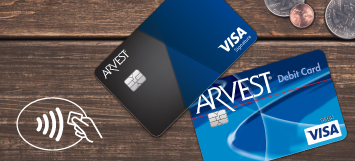 Arvest Visa Contactless Cards