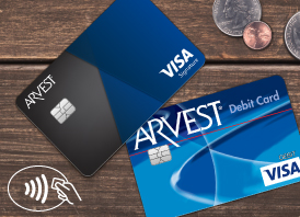 Arvest Visa Contactless Cards