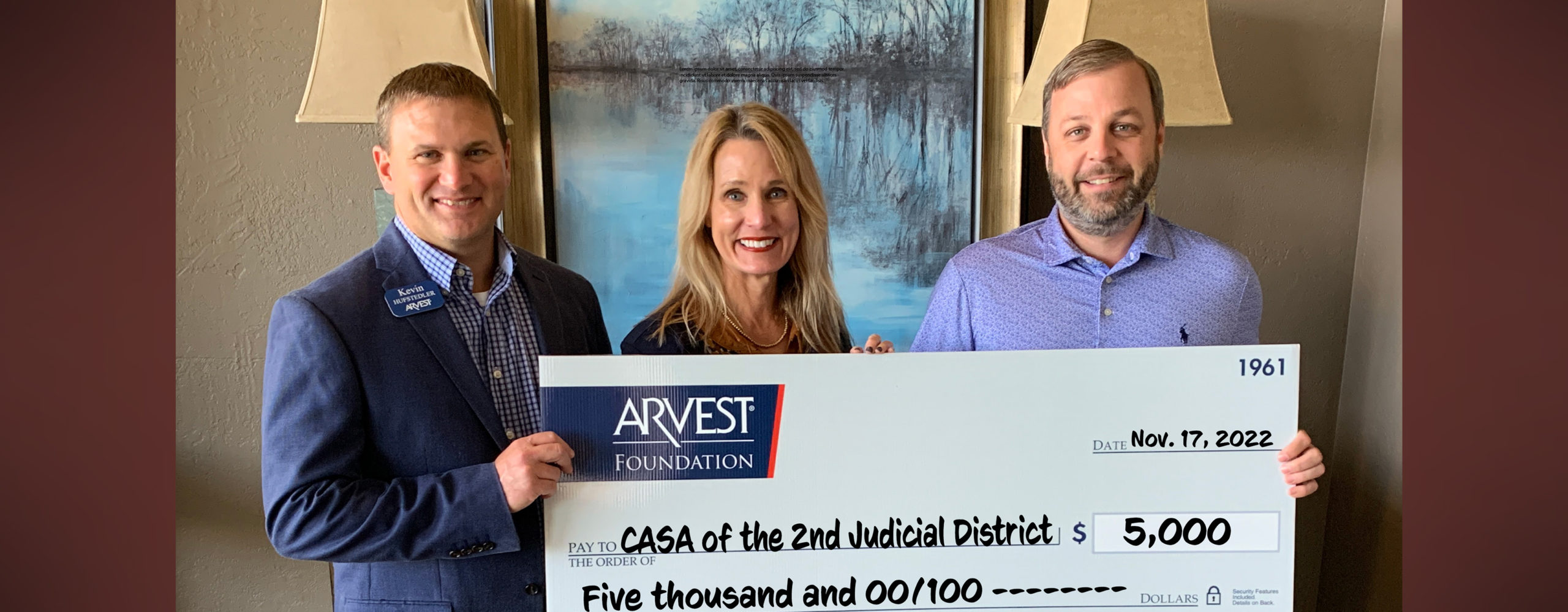 CASA Receives $5,000 Arvest Foundation Grant | Arvest Bank