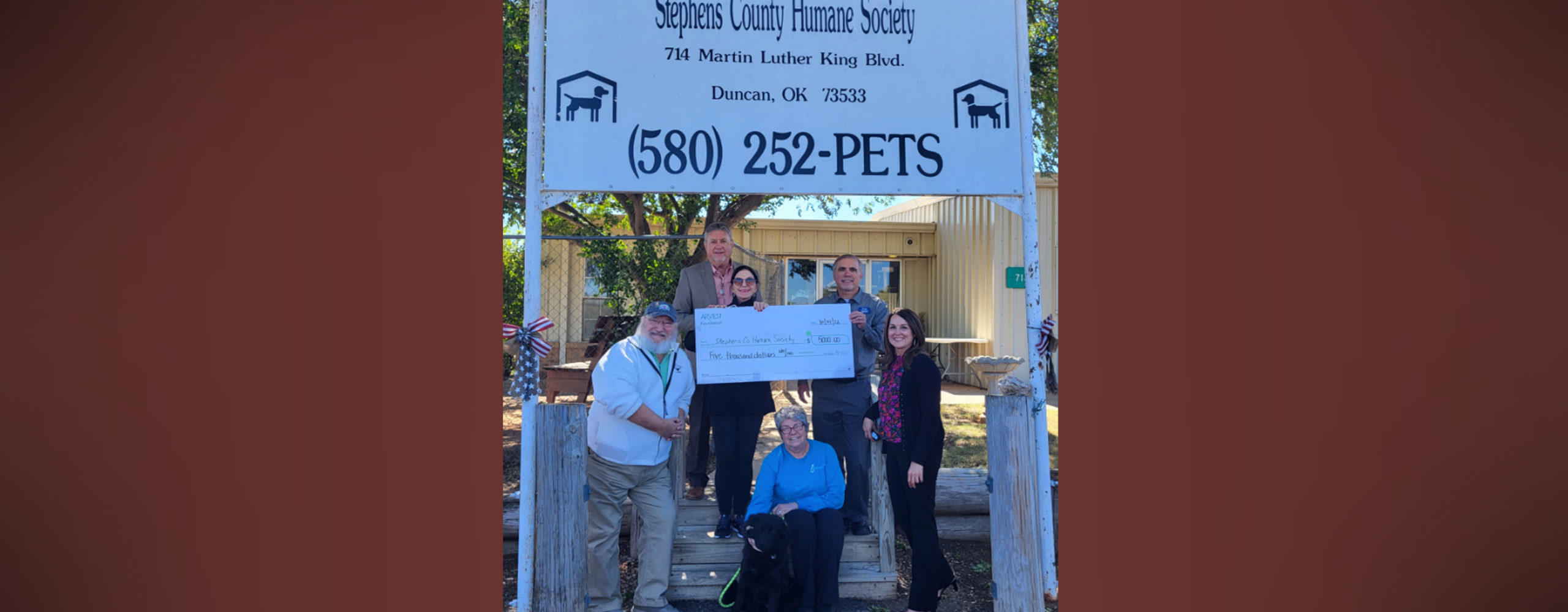 Stephens County Humane Society Benefits from Arvest Foundation Grant ...